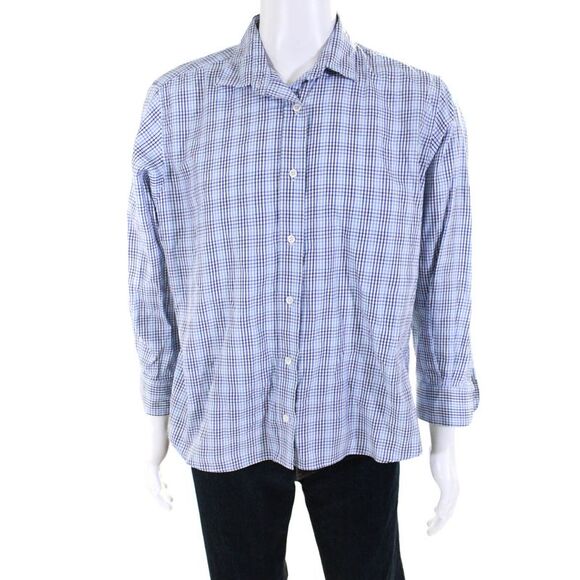 Gerard Darel | Shirts | Gerard Darel The Upcycling Mens Plaid Button ...